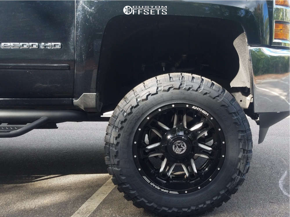 2016 Chevrolet Silverado 2500 HD with 20x10 -24 Anthem Off-Road Aviator ...