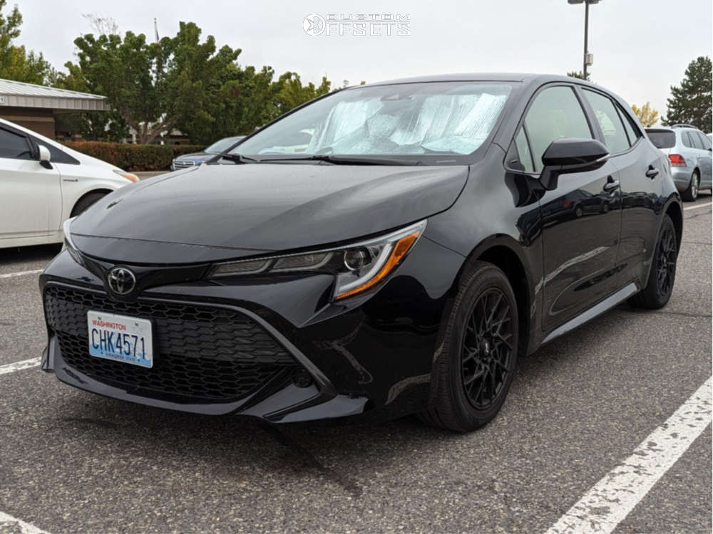 2021 Toyota Corolla with 16x7.5 42 Pacer Sequence and 205/55R16 ...