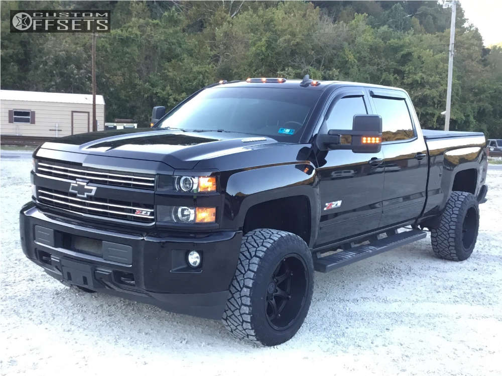 2016 Chevrolet Silverado 2500 HD with 20x12 -44 Black Rhino Glamis and ...