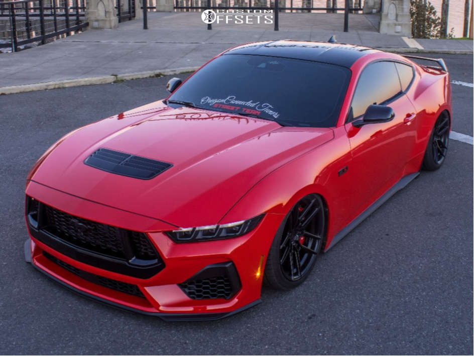 2024 Ford Mustang with 19x10 30 Variant Helium and 265/35R19 ...