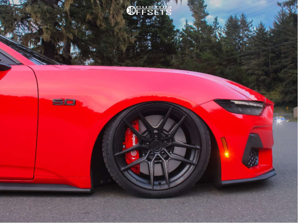 2024 Ford Mustang with 19x10 30 Variant Helium and 265/35R19 ...