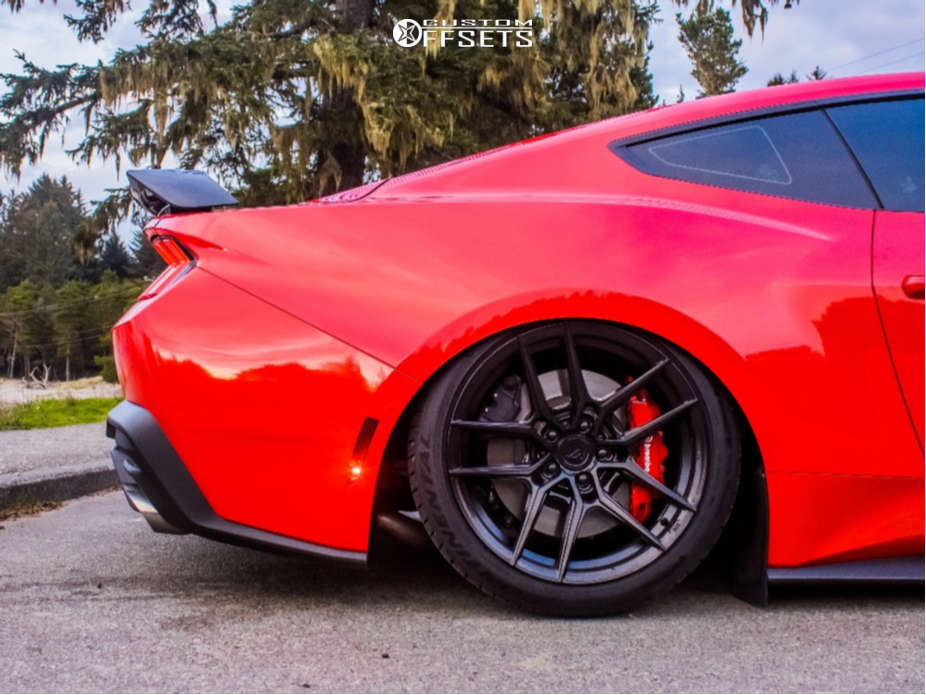 2024 Ford Mustang with 19x10 30 Variant Helium and 265/35R19 ...