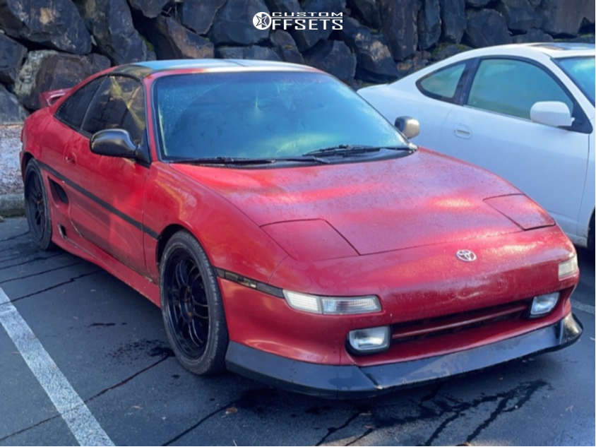 1991 Toyota MR2 with 17x8.5 40 Enkei Rpf1 and 235/40R17 Vercelli Strada ...
