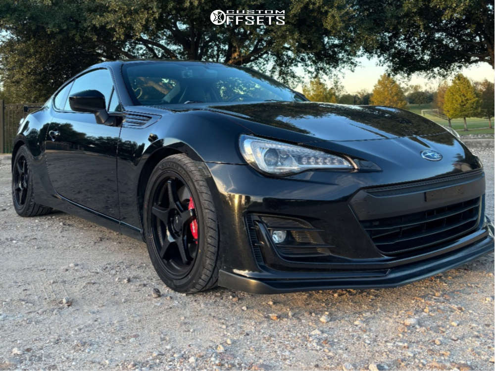 2018 Subaru BRZ with 17x8 40 Enkei Ts-5 and 235/40R17 Yokohama Advan ...