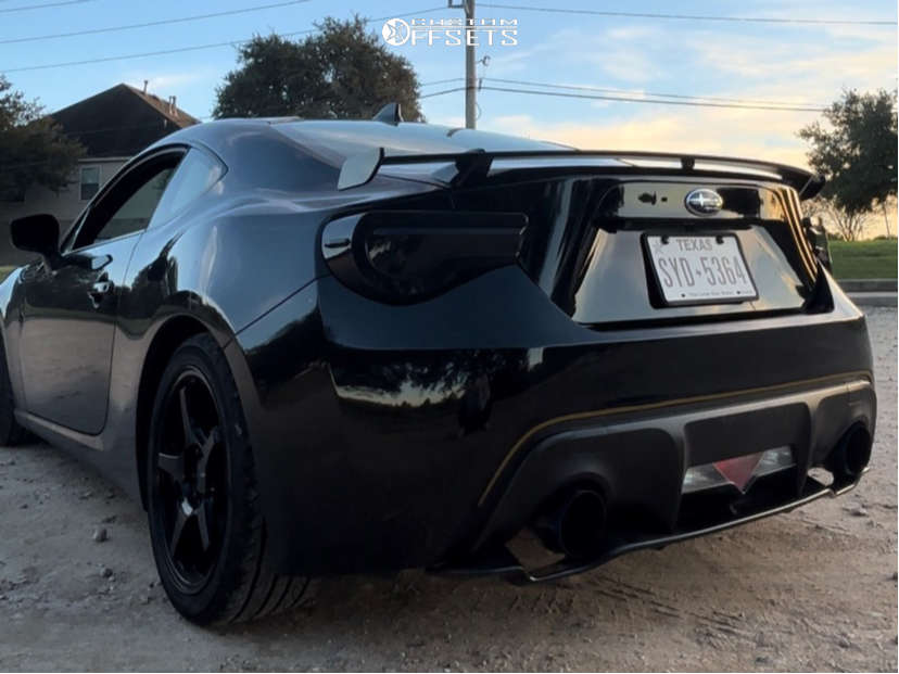2018 Subaru BRZ with 17x8 40 Enkei Ts-5 and 235/40R17 Yokohama Advan ...