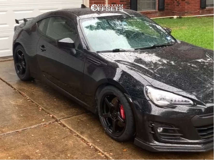 2018 Subaru BRZ with 17x8 40 Enkei Ts-5 and 235/40R17 Yokohama Advan ...