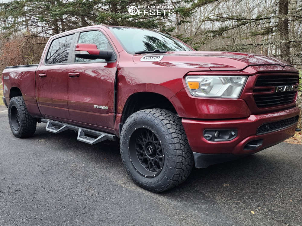 2019 Ram 1500 with 20x10 -25 Vision Rocker and 35/12.5R20 Toyo Tires ...