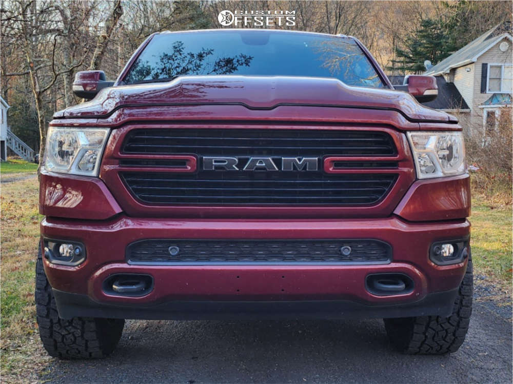 2019 Ram 1500 with 20x10 -25 Vision Rocker and 35/12.5R20 Toyo Tires ...