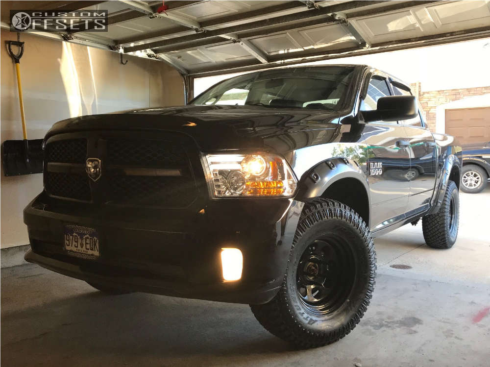 2014 Ram 1500 with 17x8 -12 Vision Soft 8 and 35/12.5R17 Atturo Trail ...