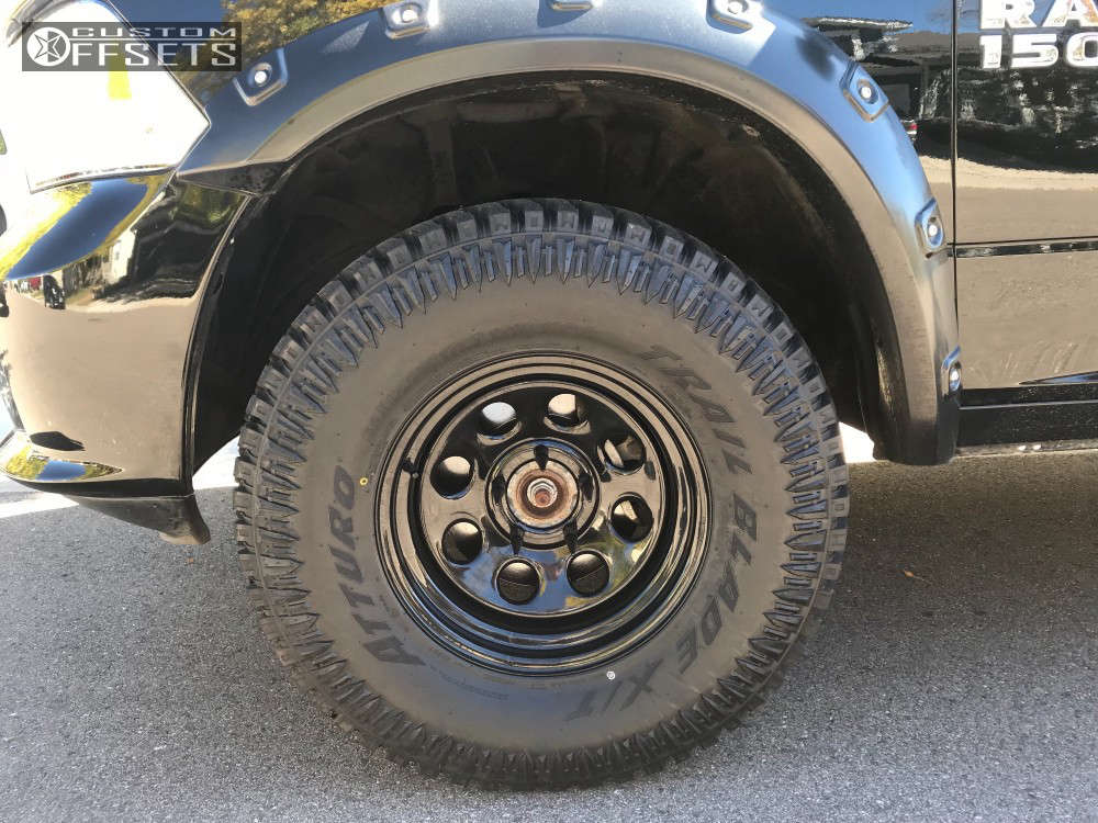 2014 Ram 1500 with 17x8 -12 Vision Soft 8 and 35/12.5R17 Atturo Trail ...