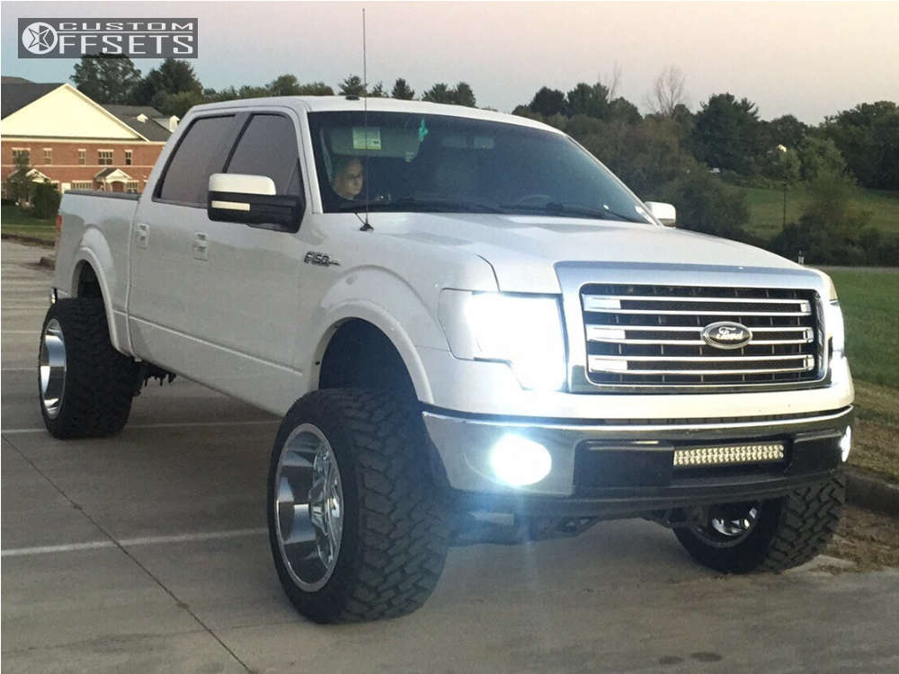 2013 Ford F-150 with 22x14 -76 RBP Glock and 355/40R22 Nitto Trail ...
