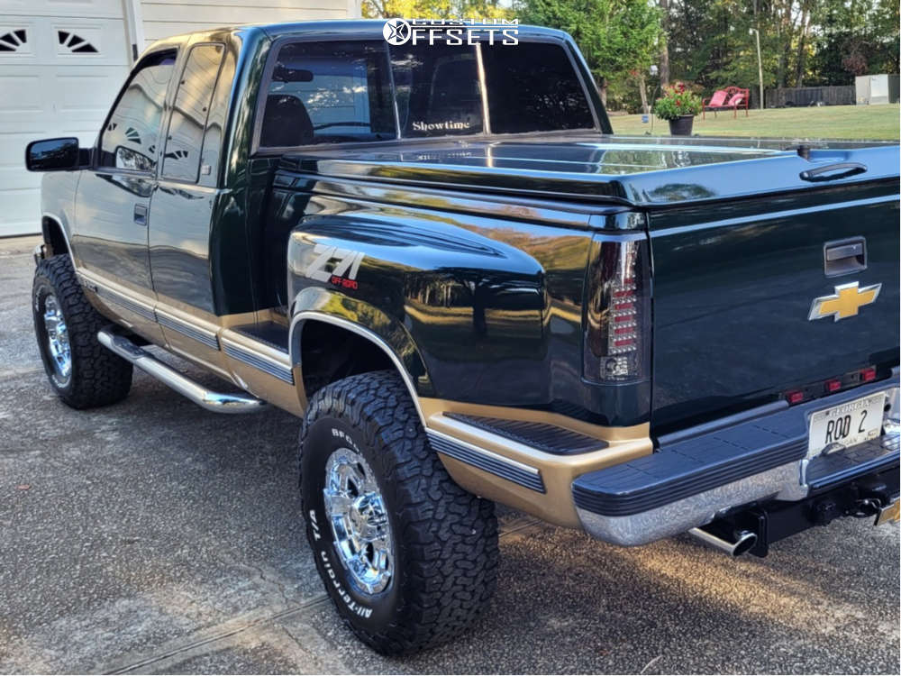 1996 Chevrolet K1500 with 16x8 0 Raceline Raptor and 295/75R16 ...