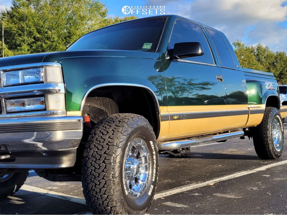 1996 Chevrolet K1500 with 16x8 0 Raceline Raptor and 295/75R16 ...