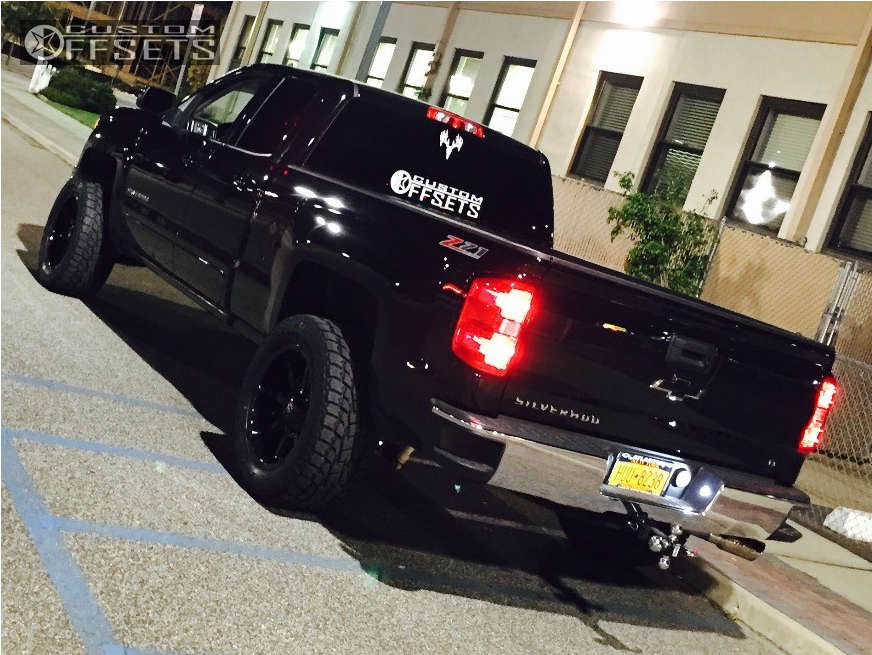 2015 Chevrolet Silverado 1500 with 20x10 -24 Fuel Coupler and 33/12 ...