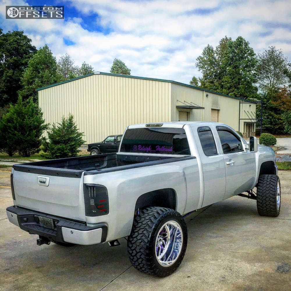 2011 Chevrolet Silverado 1500 with 22x14 -76 Fuel Forged Ff29 and 375 ...