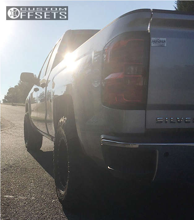 2015 Chevrolet Silverado 1500 with 17x8.5 0 Method Mesh and 295/70R17 ...