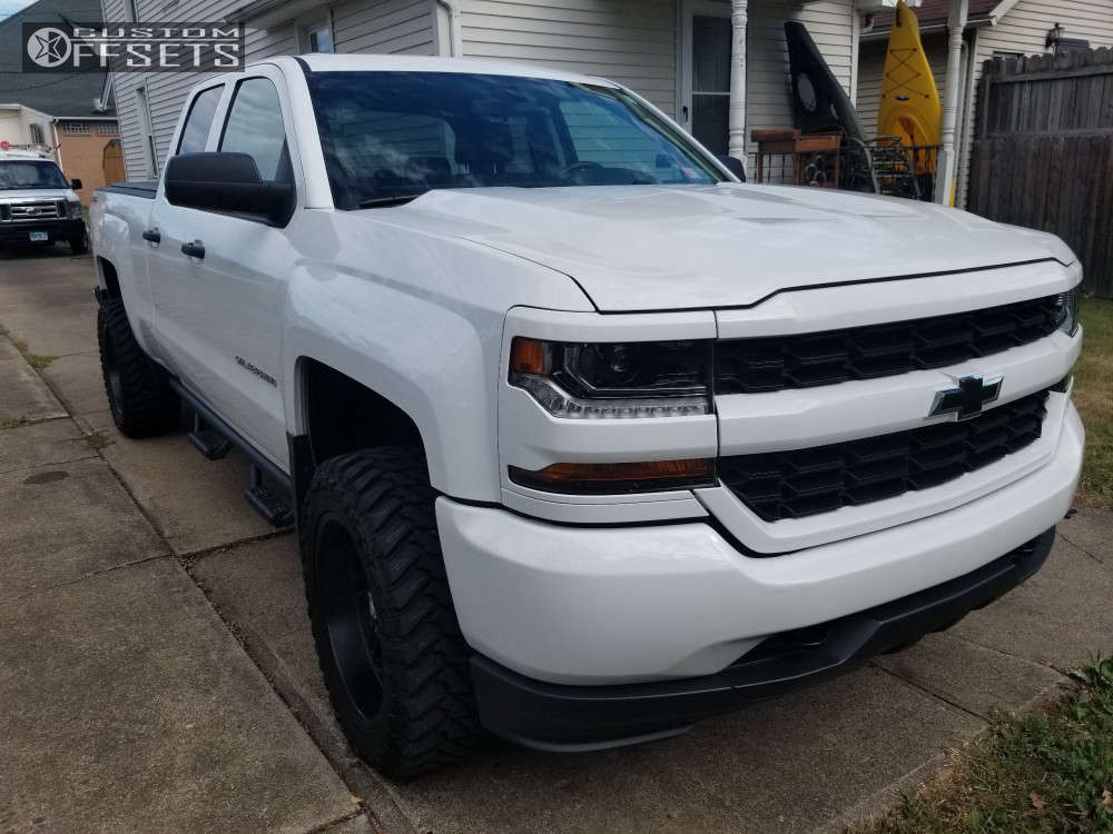 2016 Chevrolet Silverado 1500 with 20x10 -25 Toxic Razr and 33/12.5R20 ...