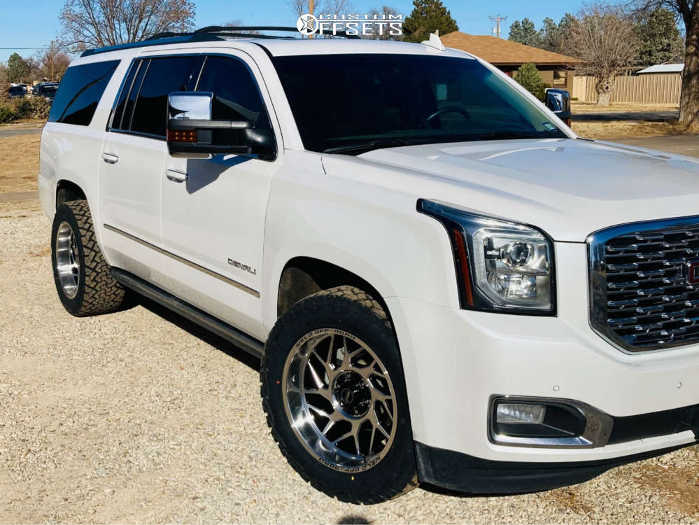 2018 GMC Yukon XL with 20x10 -18 Weld Off-Road Fulcrum and 33/12.5R20 ...