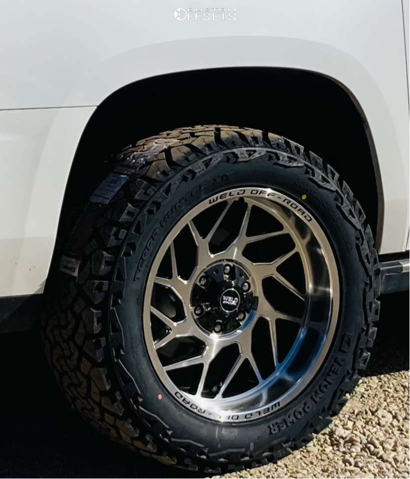 2018 GMC Yukon XL with 20x10 -18 Weld Off-Road Fulcrum and 33/12.5R20 ...