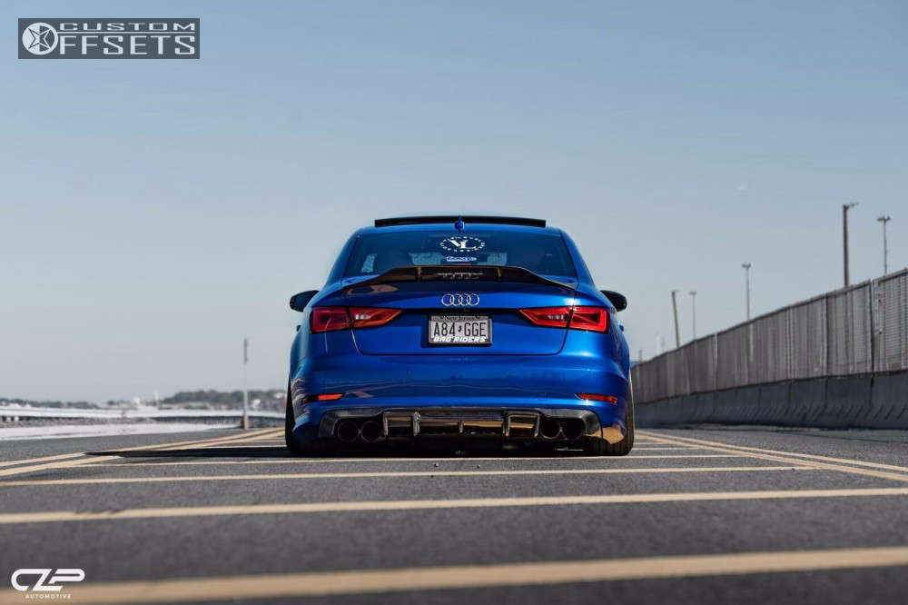 2016 Audi S3 with 18x9.5 35 WatercooledIND Sy10 and 225/40R18 ...