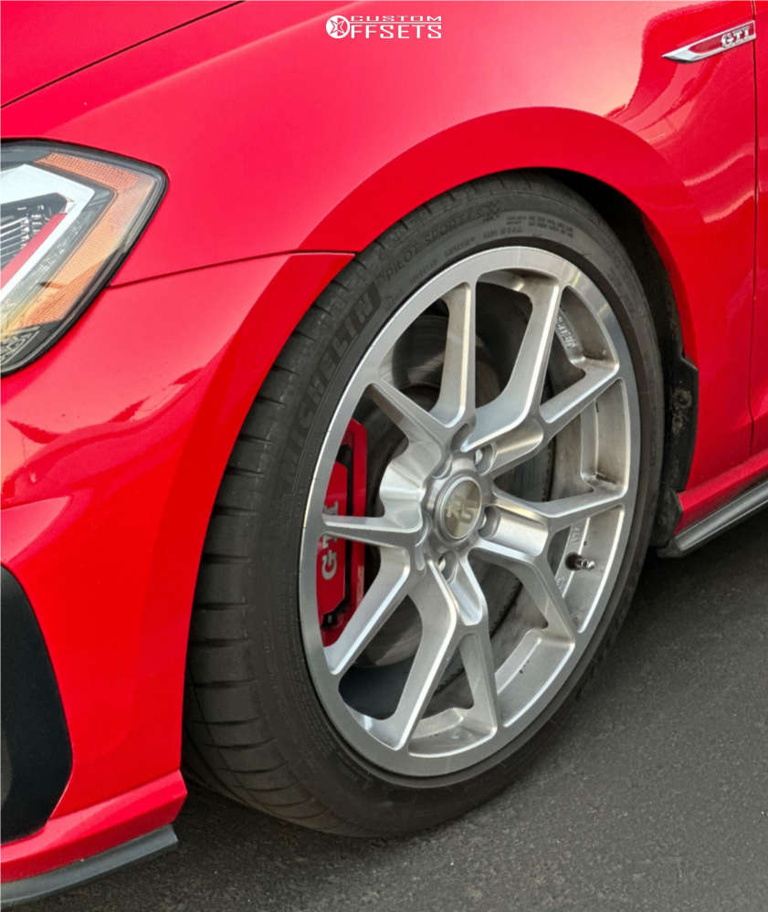 2018 Volkswagen GTI with 18x8.5 45 Neuspeed Rse10 and 235/40R18 ...