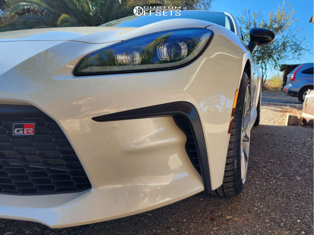 2022 Toyota GR86 with 18x8.5 45 Enkei Tsv and 225/40R18 Michelin Pilot Sport 4 S and Stock ...