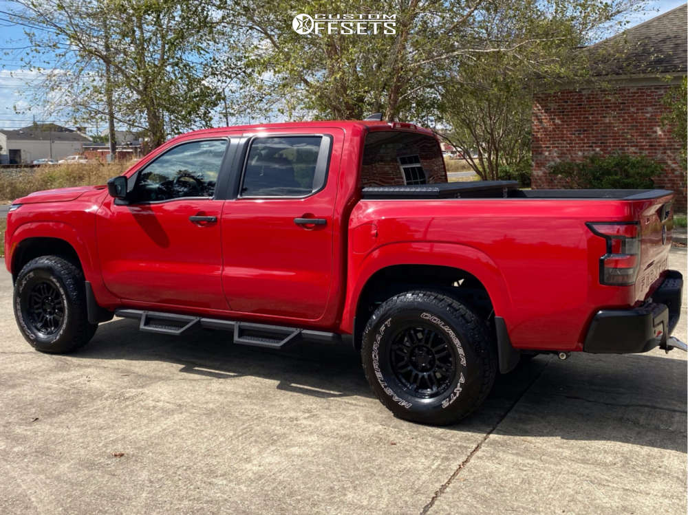 2022 Nissan Frontier with 16x8 12 Vision Warrior and 265/75R16 ...