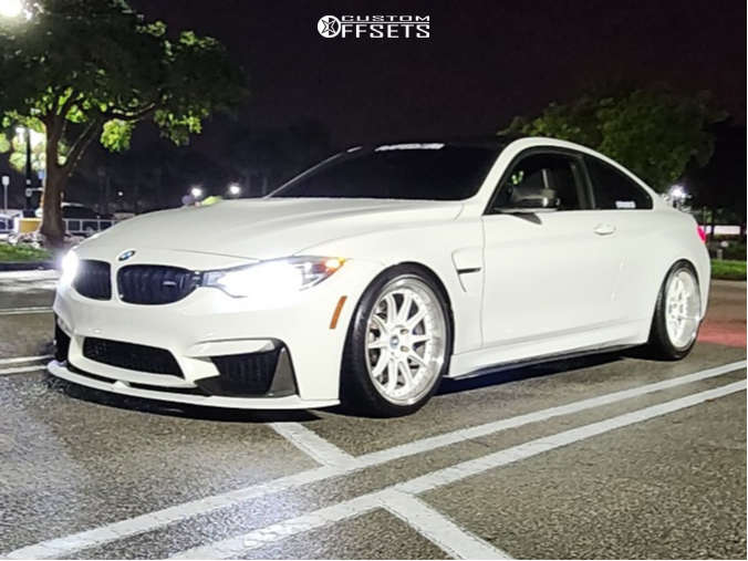 2018 BMW M4 with 19x9.5 22 ESR Cs12 and 265/35R19 Continental ...
