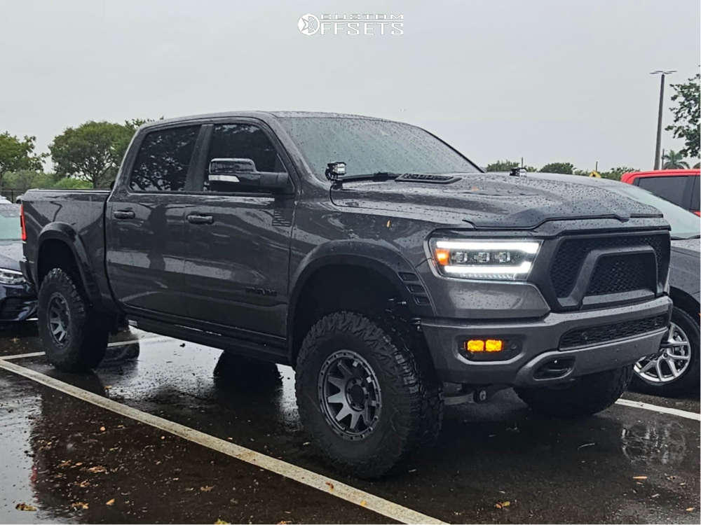 2021 Ram 1500 with 18x9 18 Method Mr317 and 37/12.5R18 Falken Wildpeak ...