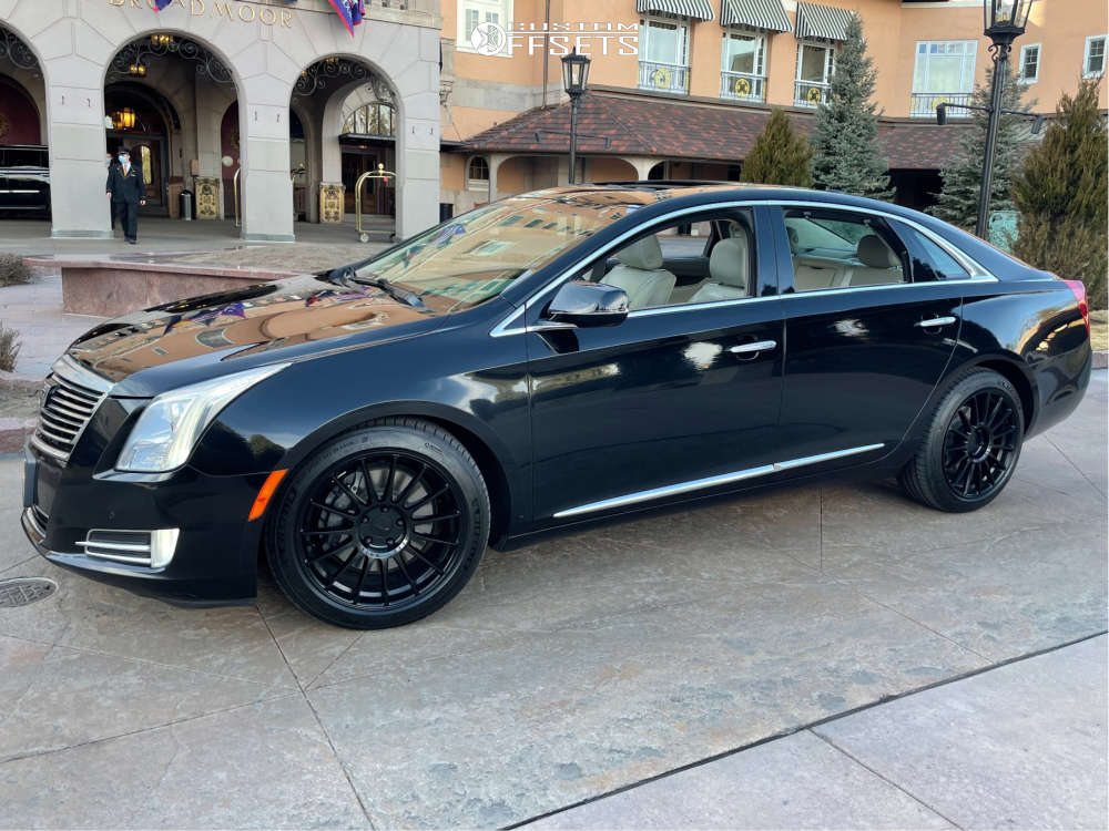 2016 Cadillac XTS with 19x9.5 39 TSW Paddock and 255/45R19 Michelin ...