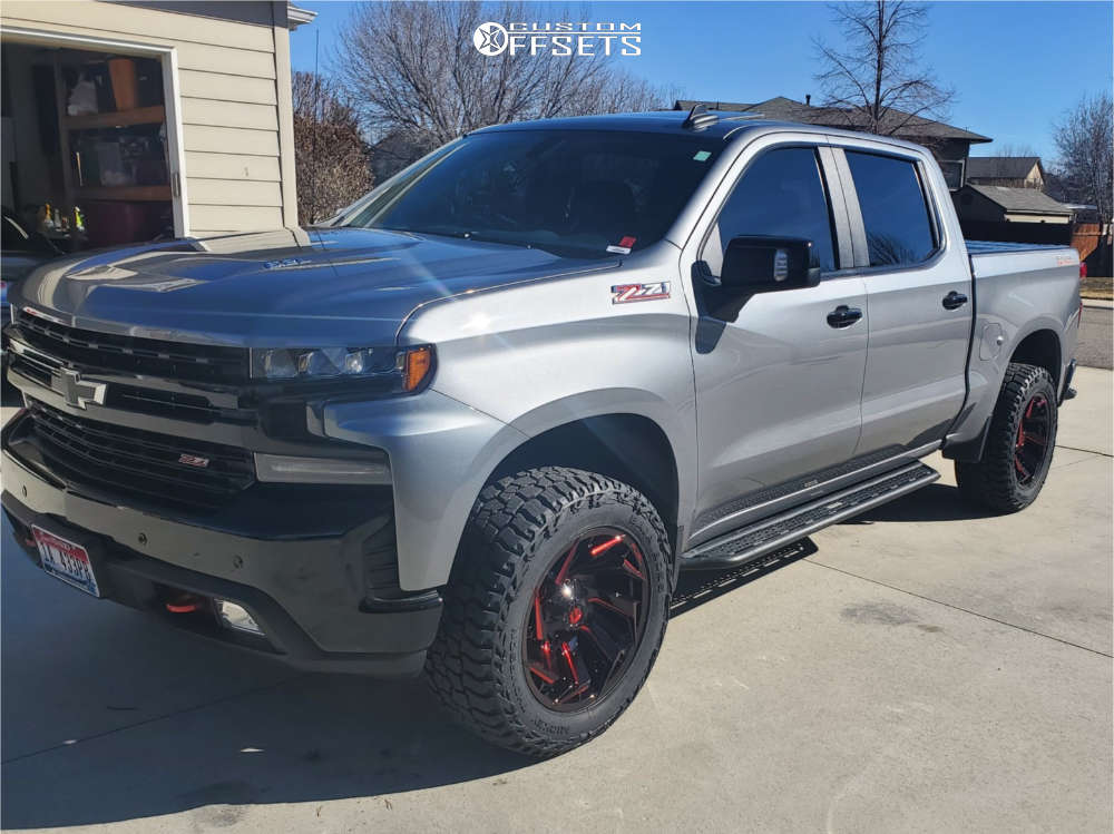 2021 Chevrolet Silverado 1500 with 20x10 -18 Fuel Reaction and 305 ...