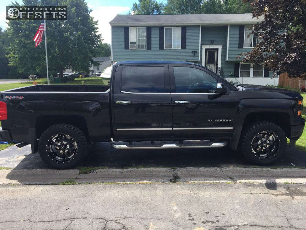 2015 Chevrolet Silverado 1500 with 20x9 0 BMF Novakane and 33/12.5R20 ...