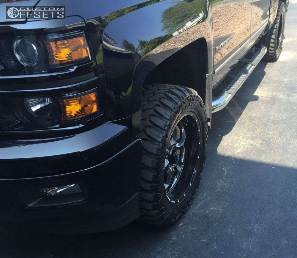 2015 Chevrolet Silverado 1500 with 20x9 0 BMF Novakane and 33/12.5R20 ...