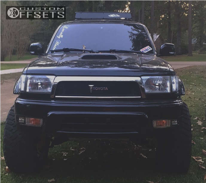 2000 Toyota 4Runner with 20x12 -40 American Force Burnout SS and 33/12 ...