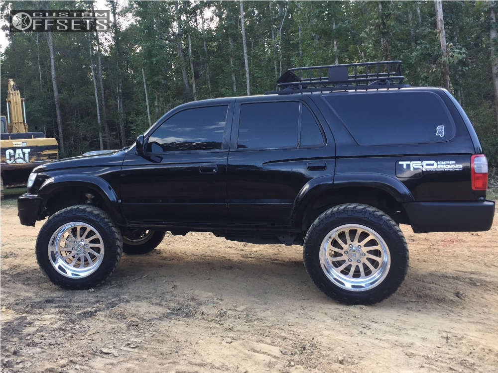 2000 Toyota 4Runner with 20x12 -40 American Force Burnout SS and 33/12 ...
