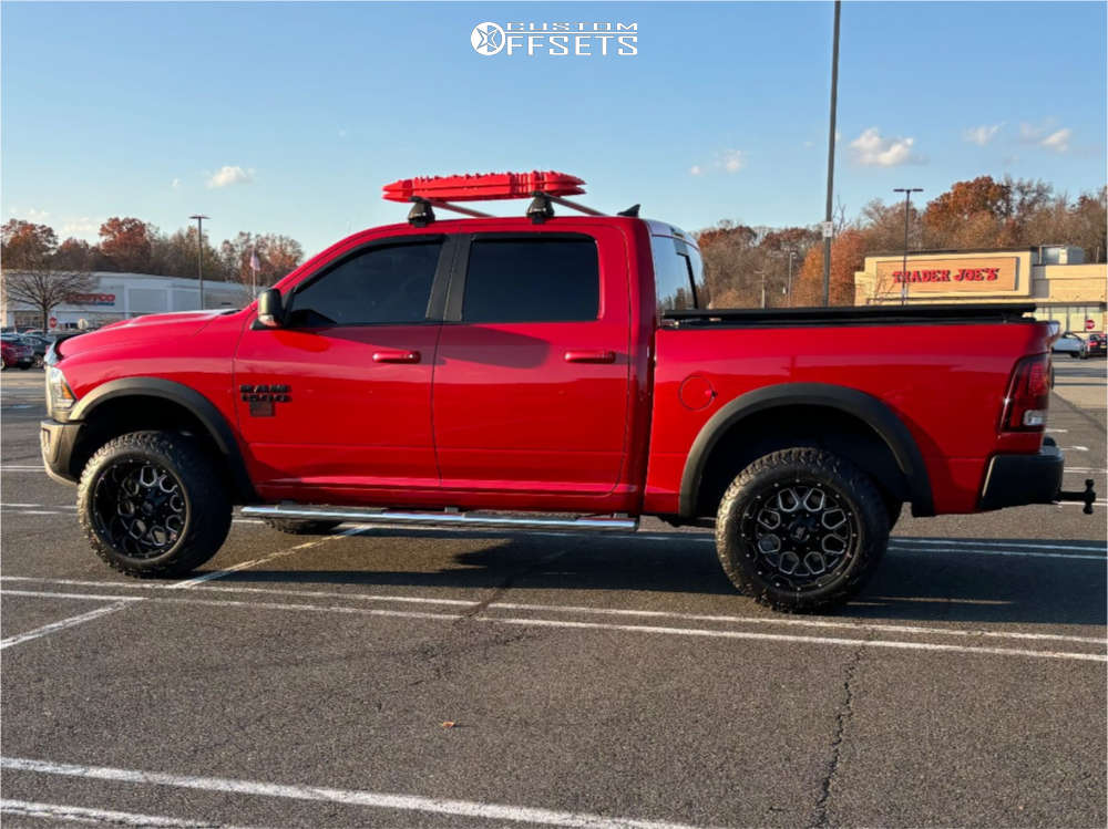 2016 Ram 1500 with 20x12 -44 Hardrock Gunner and 33/12.5R20 Americus ...