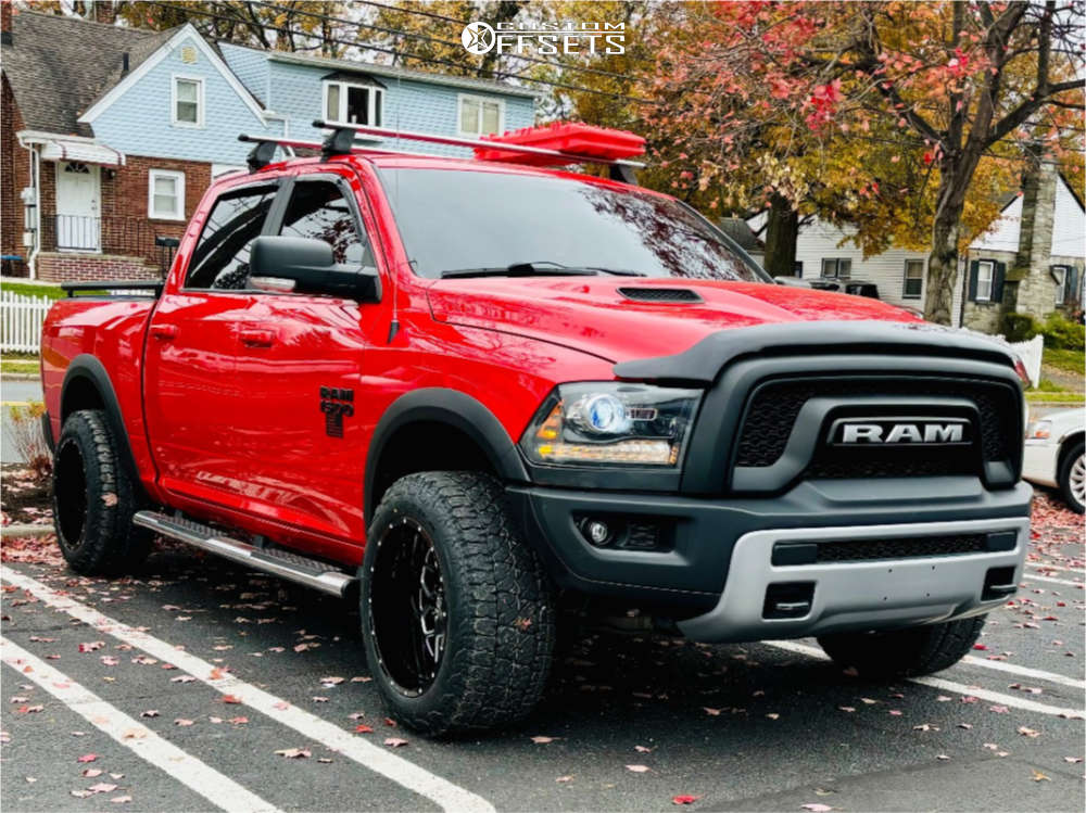 2016 Ram 1500 with 20x12 -44 Hardrock Gunner and 33/12.5R20 Americus ...
