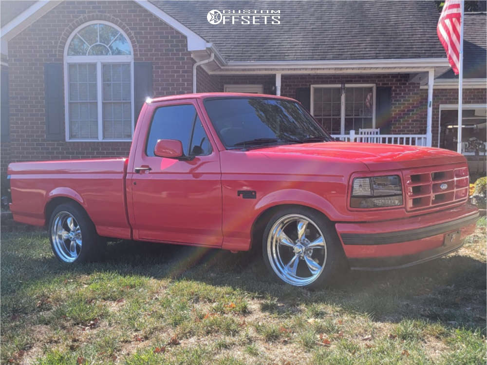 1995 Ford F-150 with 20x8 0 American Racing Torq Thrust Ii and 245 ...