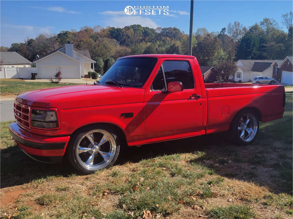 1995 Ford F-150 with 20x8 0 American Racing Torq Thrust Ii and 245 ...