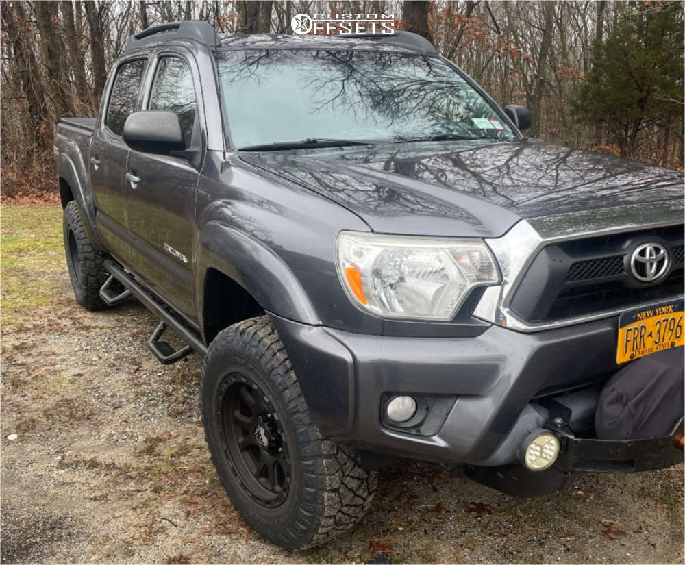 2013 Toyota Tacoma with 17x9 12 Mamba M27 and 265/70R17 Nitto Ridge ...