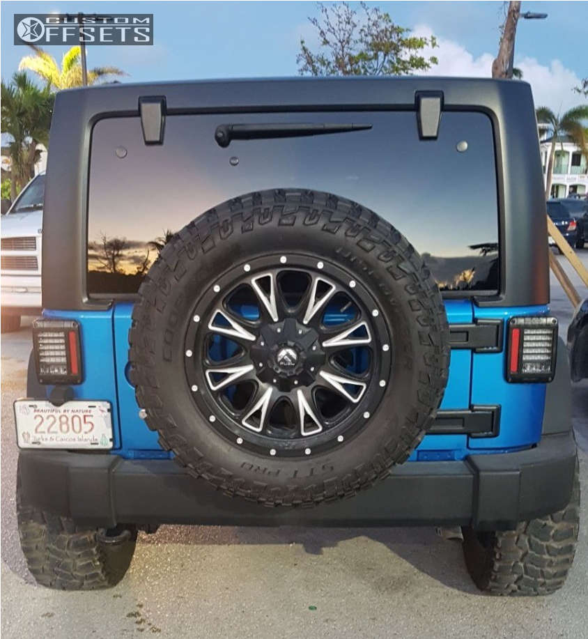 2015 Jeep Wrangler with 20x9 1 Fuel Throttle and 35/12.5R20 Cooper ...