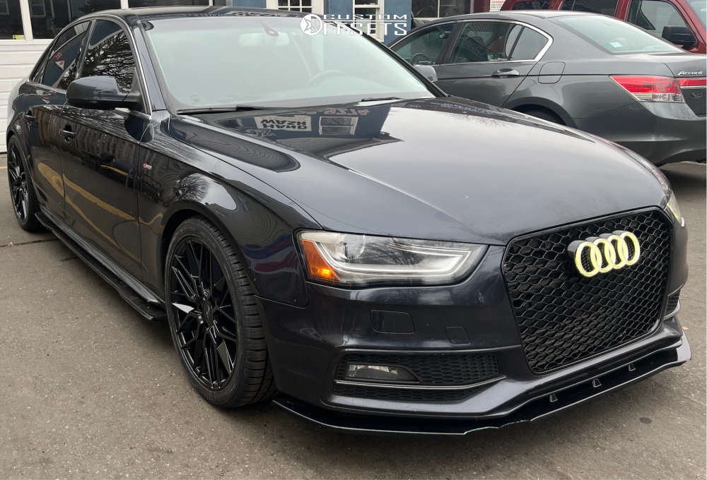 2014 Audi A4 Quattro with 19x8.5 35 Niche Gamma and 255/35R19 Hankook ...