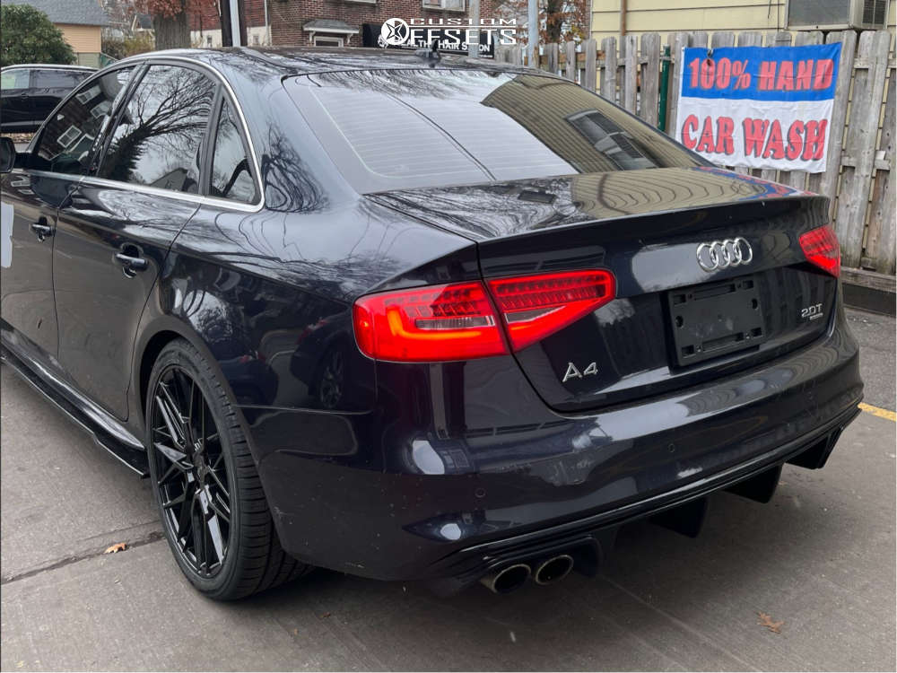 2014 Audi A4 Quattro with 19x8.5 35 Niche Gamma and 255/35R19 Hankook ...