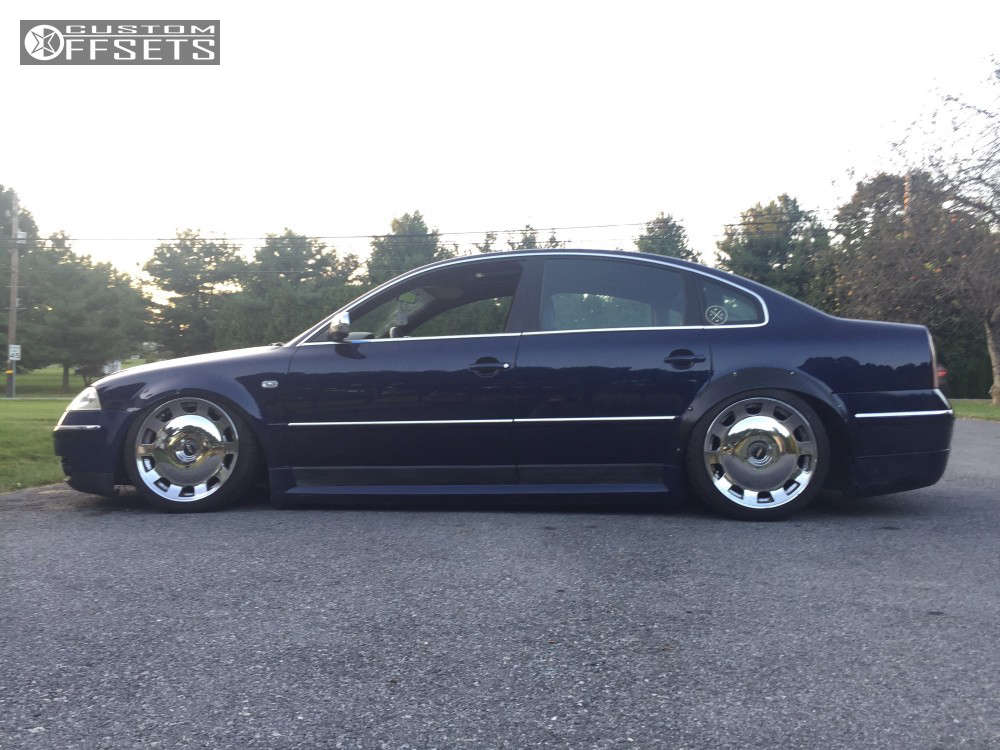2002 Volkswagen Passat with 18x9 45 TSW Holsten and 225/40R18 Cooper ...