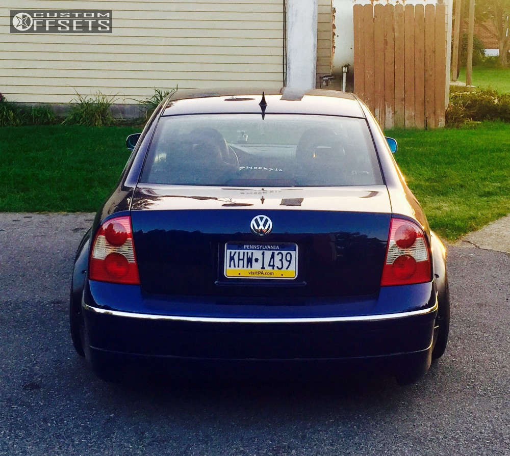 2002 Volkswagen Passat with 18x9 45 TSW Holsten and 225/40R18 Cooper ...