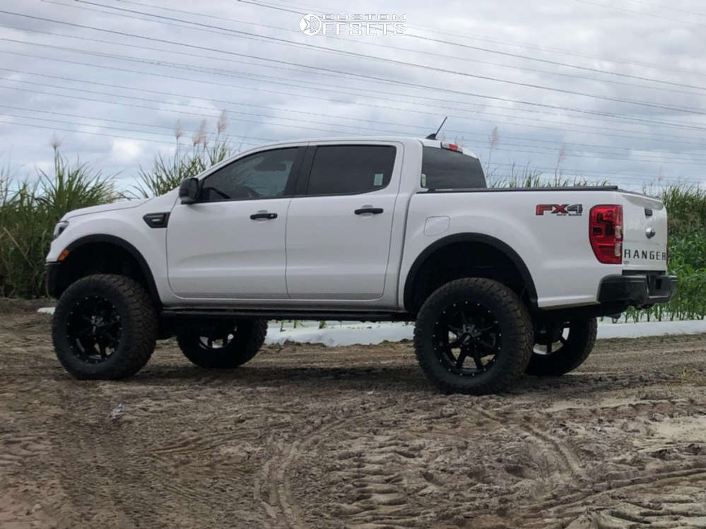 2021 Ford Ranger with 20x9 12 Moto Metal MO970 and 35/12.5R20 Nitto ...