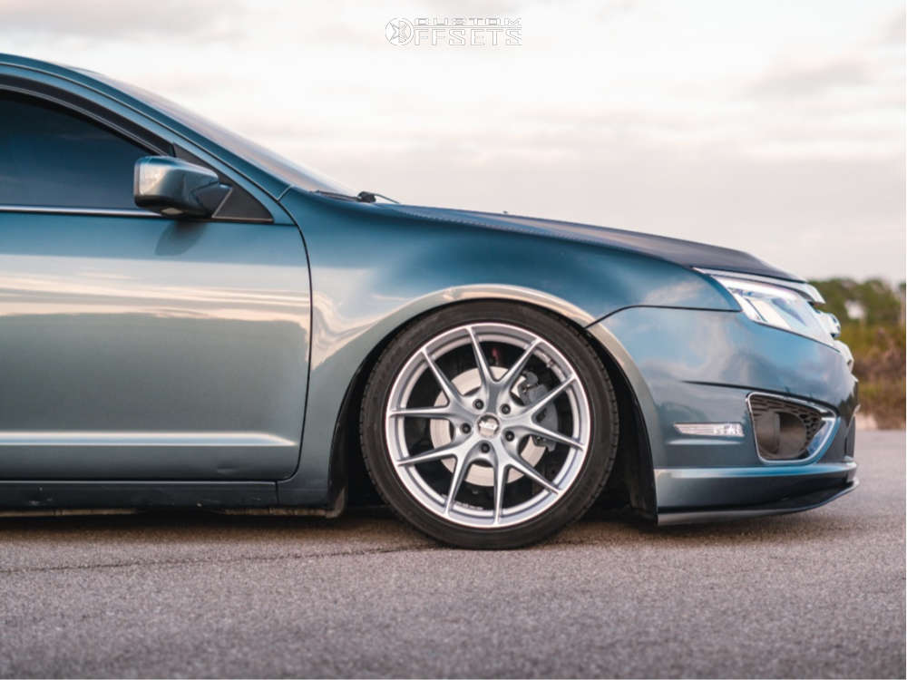 2012 Ford Fusion with 18x9.5 22 ESR Rf2 and 235/40R18 Sailun Atrezzo ...