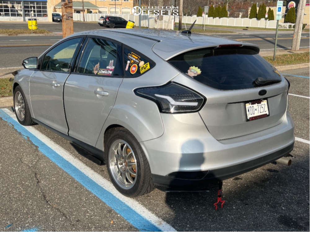 2015 Ford Focus with 16x7 38 Enkei J10 and 205/50R16 Nitto Neo Gen and ...