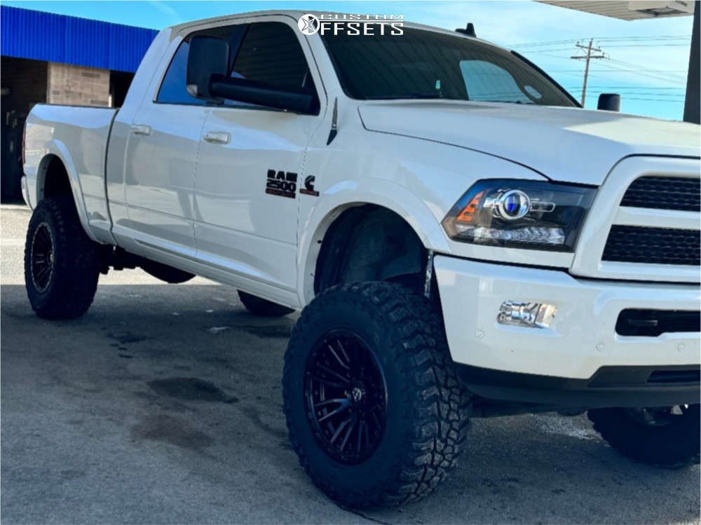 2017 Ram 2500 with 20x10 -18 Fuel Rebel 8 and 37/12.5R20 Mickey ...