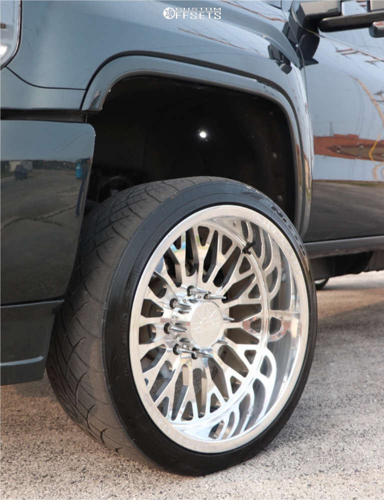 2019 GMC Sierra 3500 HD with 24x12 -44 Liberty Forged Lbty01 and 305 ...